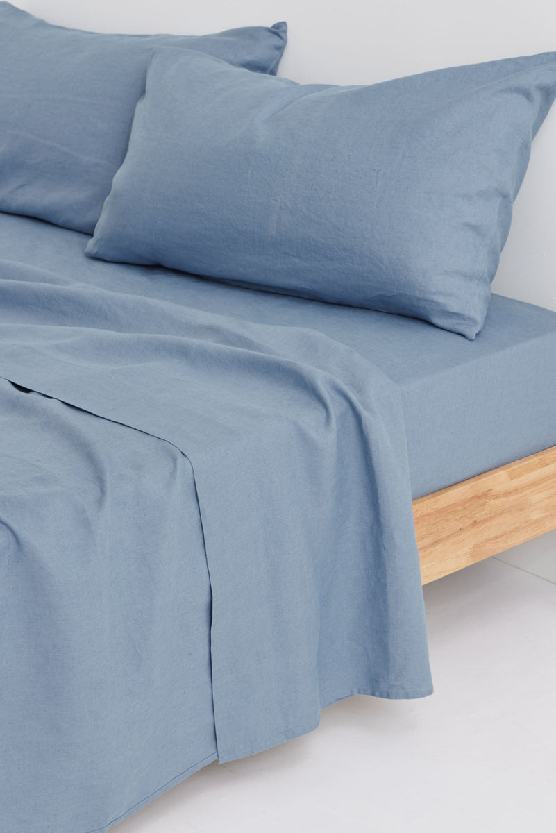 Linen Duvet Cover Ocean | Assembly Label – Assembly Label International