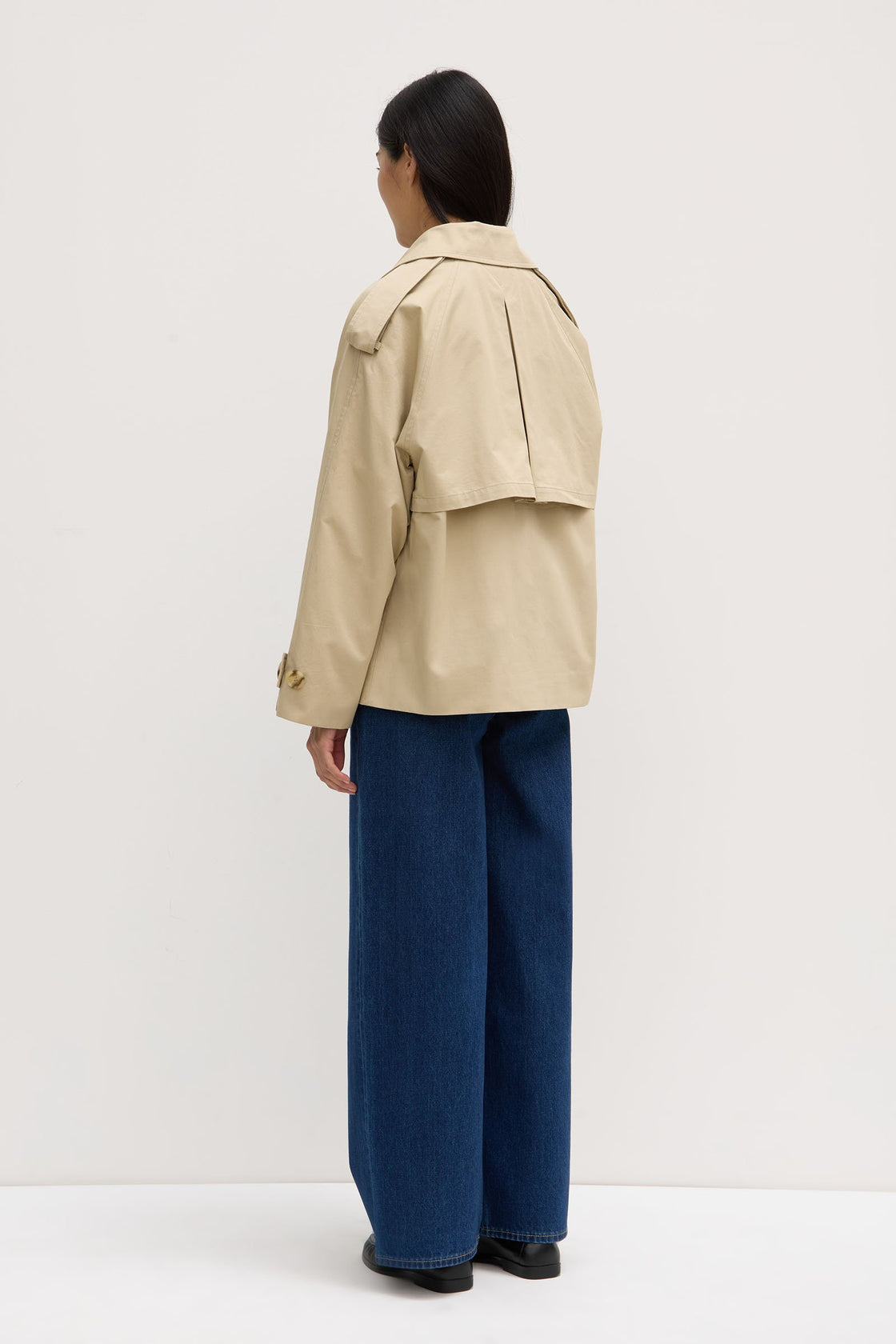 Womens Casey Short Mac Jacket Natural | Assembly Label – Assembly Label ...