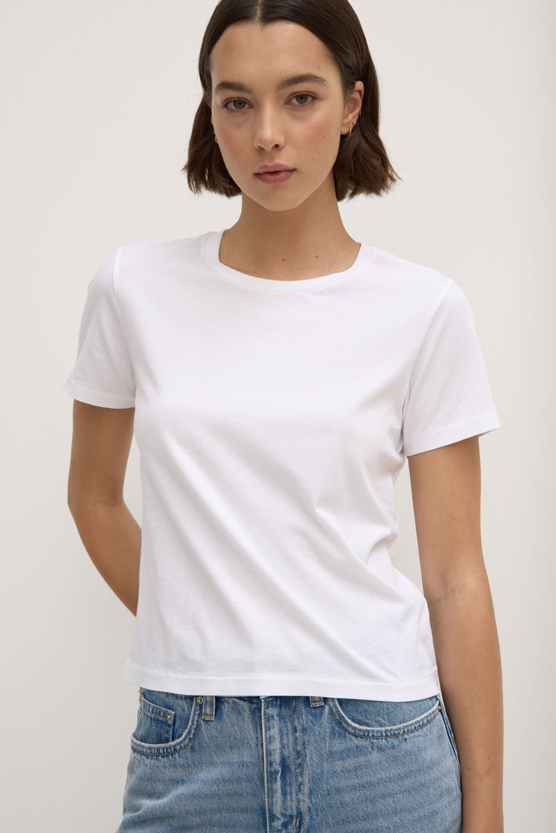 Womens Jackie Short Sleeve Tee White | Assembly Label – Assembly Label ...