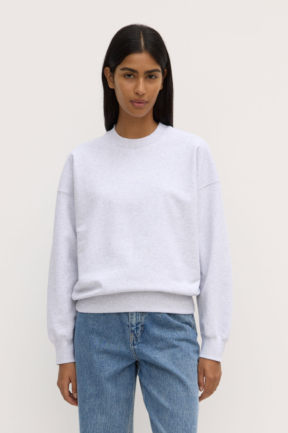 Womens Atelier Logo Fleece Heather Grey Marle | Assembly Label ...