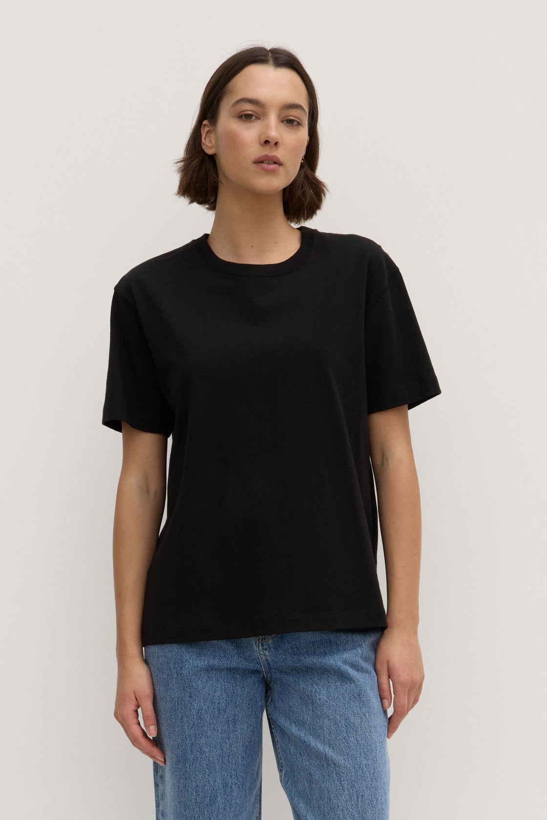 Womens Organic Base Tee Black | Assembly Label – Assembly Label ...